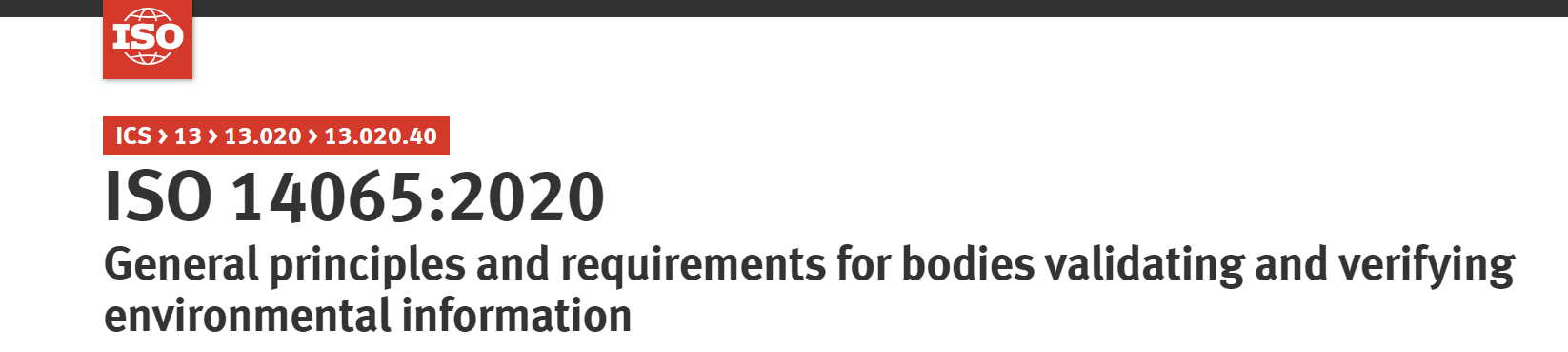 ISO 14065:2020 Published – IAF Outlook