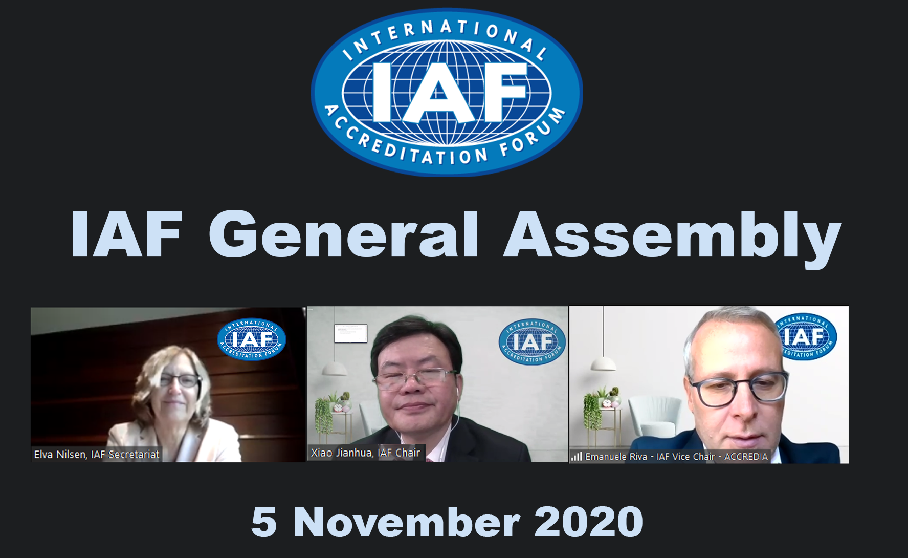 IAF Holds its 2020 General Assembly Virtually – IAF Outlook