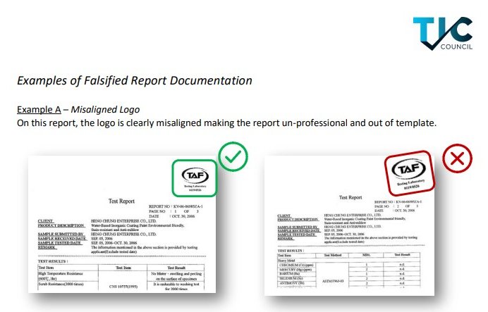 TIC Council’s Efforts in Fighting Counterfeited Certification Marks and ...